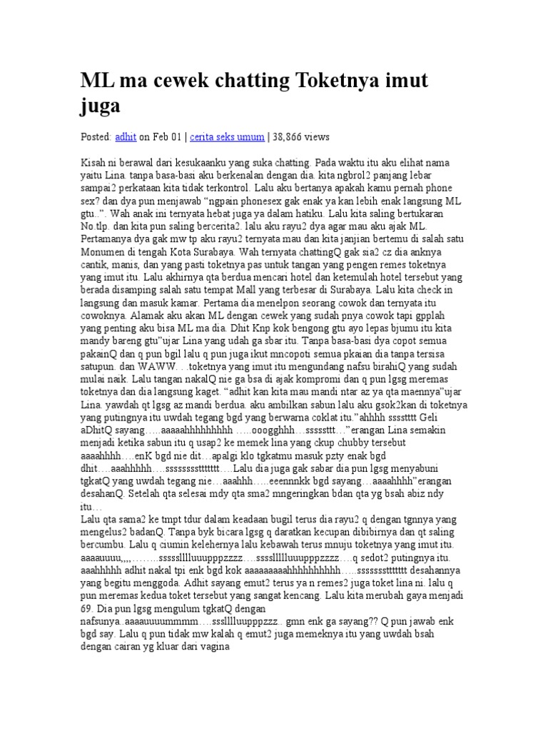 ML Ma Cewek Chatting | PDF