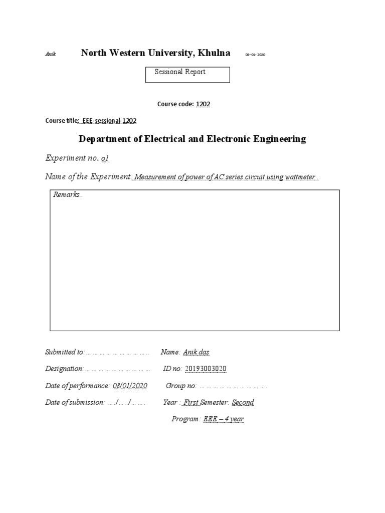 Lab Report EEE 25 | PDF | Voltage | Force