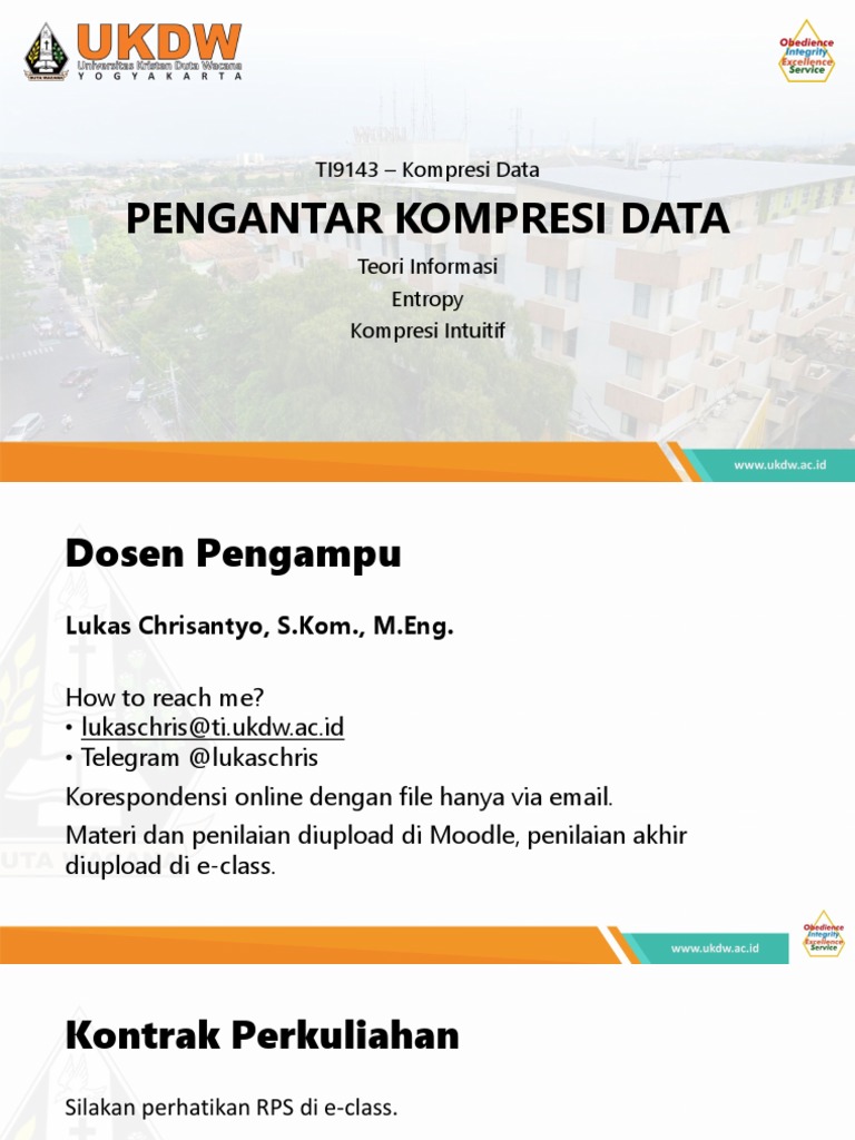 KD01 - Pengantar Kompresi Data | PDF