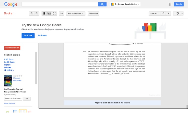 Heat Transfer - Thermal Management of Electronics - Younes Shabany | PDF