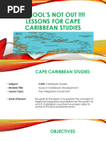 Caribbean Studies Cape Syllabus | PDF