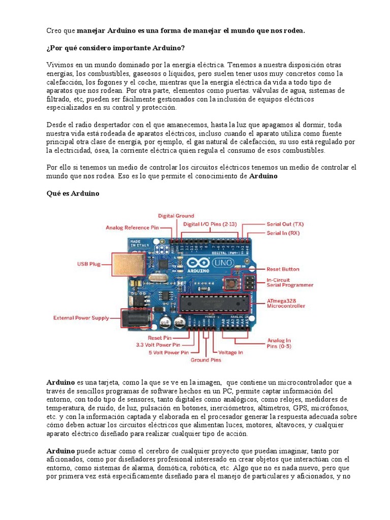 Automatismo y Robotica Con Arduino | PDF | Programa de computadora | Programación