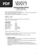 Band Technical Rider Template | PDF | Sound Technology | Sound