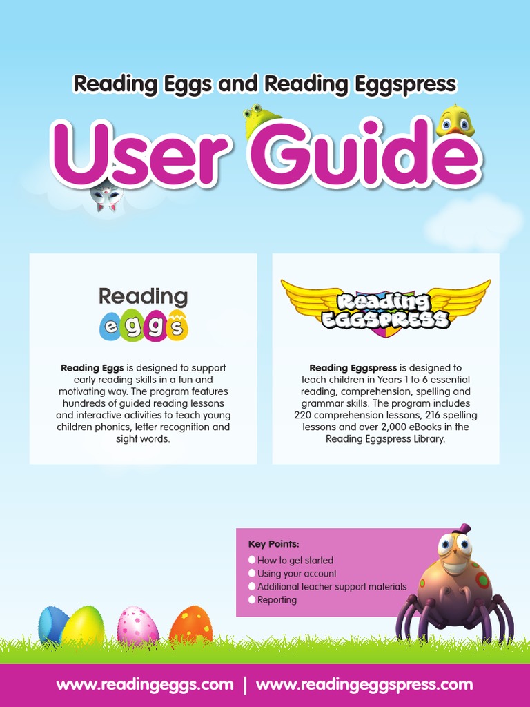 Brochures Reading Eggs Eggspress User Guide Brochure | PDF | Reading ...