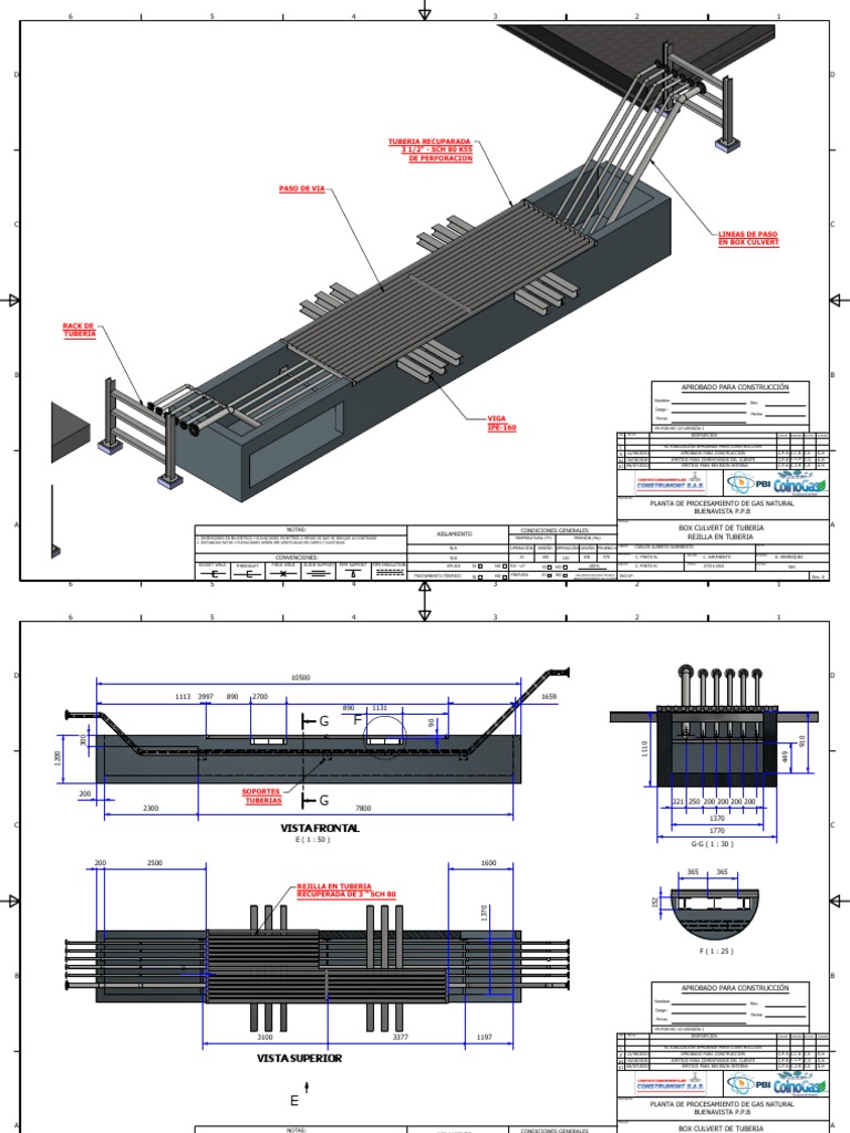 Plano Box Culvert Propuesta | PDF | Naturaleza | Energía y recursos