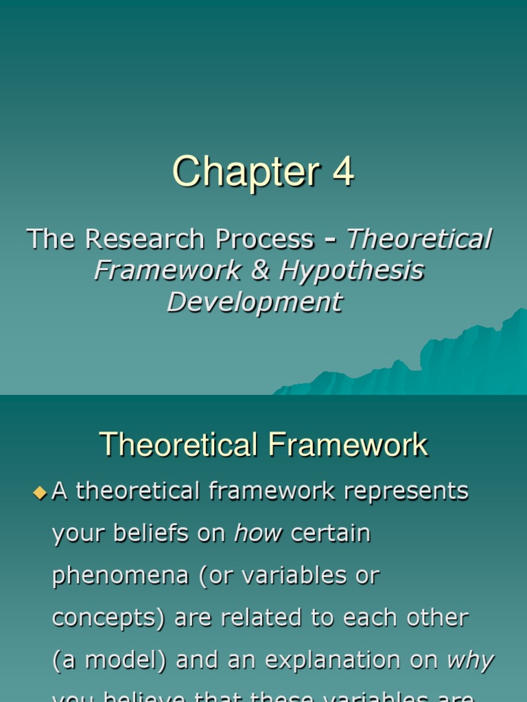 Framework & Hypothesis Development: The Research Process - Theoretical | PDF | Hypothesis ...