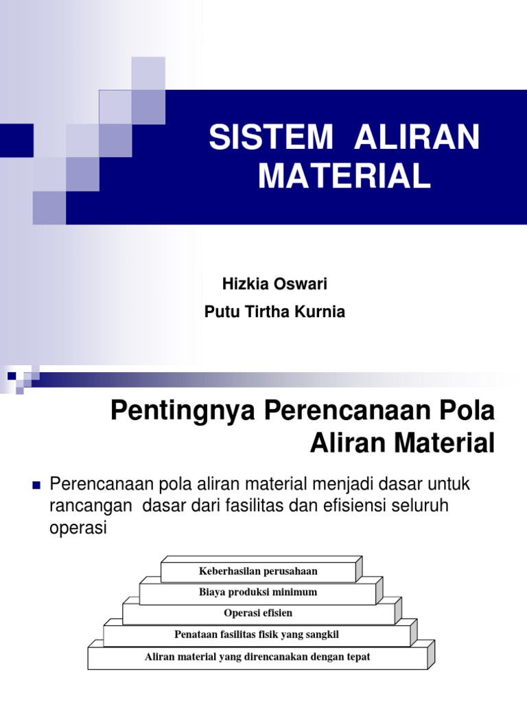 Sistem Aliran Material | PDF