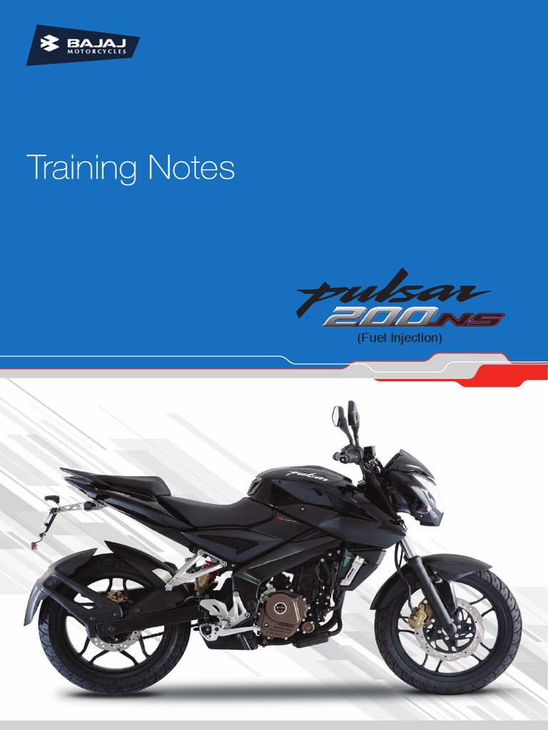 Bajaj Pulsar NS 200 FI - Training Notes - IB - BS-IV - EU-IV | Download ...