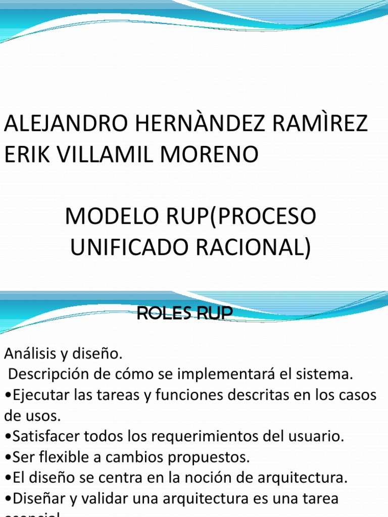 Guía Completa del Modelo RUP | PDF | Software | Diseño