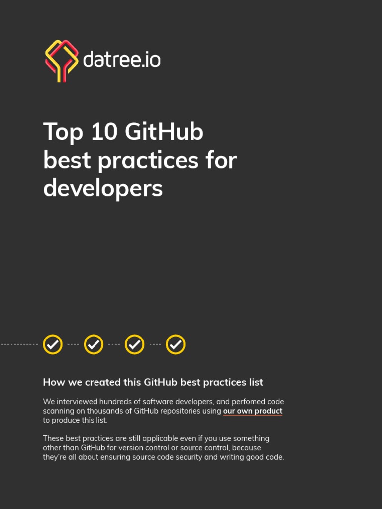 Top 10 Github Best Practices Guide Pdf 