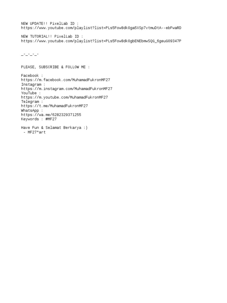 Update Tutorial Pdf