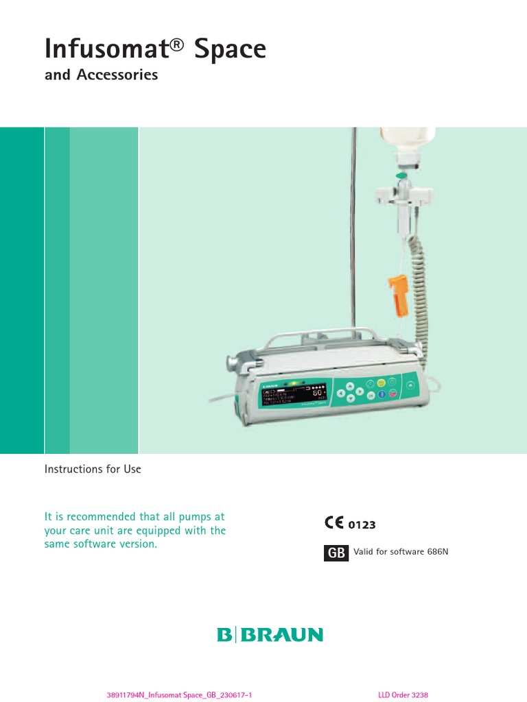 IFU Infusomat Space | PDF | Intravenous Therapy | Pump