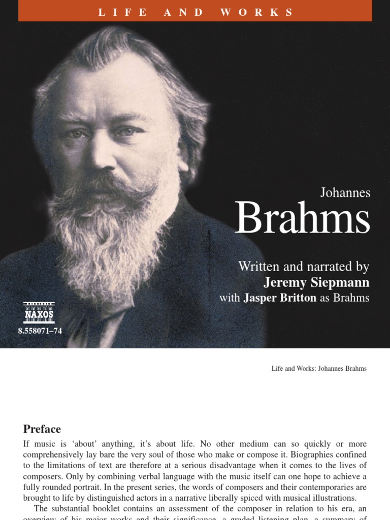 Life and Works-Johannes Brahms | PDF | Johannes Brahms | Impressionism