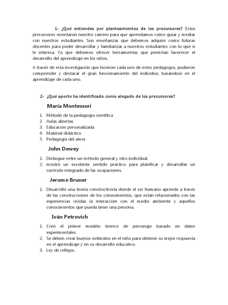Preguntas de La Unidad 2 | PDF