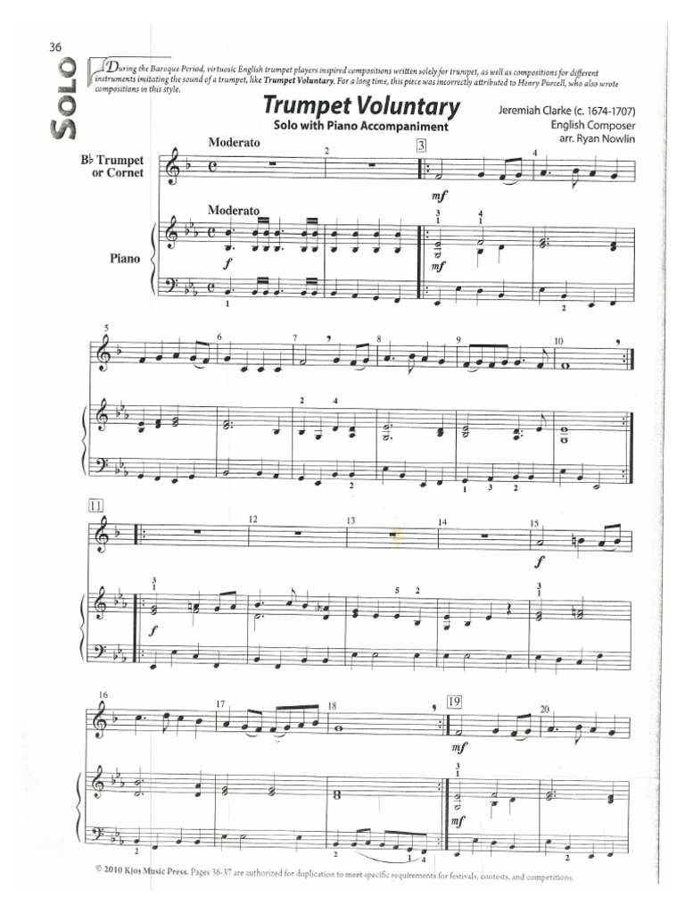 Trumpet Solos PDF | PDF
