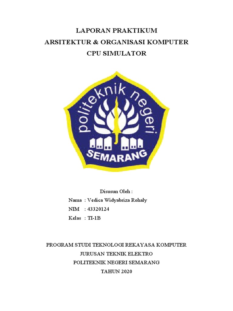 Laporan Praktikum Cpu Simulator | PDF