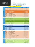 6 Day Bodybuilding Workout Schedule | PDF | Sports | Recreation