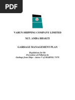 Garbage Record Book - Sample Entries | PDF