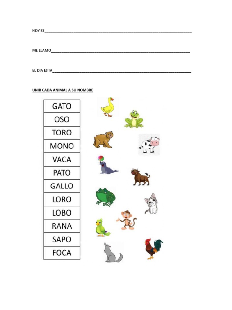 Ejercicios de Lectoescritura Primer Grado Integracion | PDF