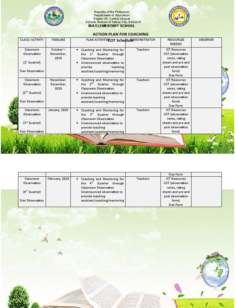 Action Plan For Capacity Building | PDF | Mentorship | Pedagogy