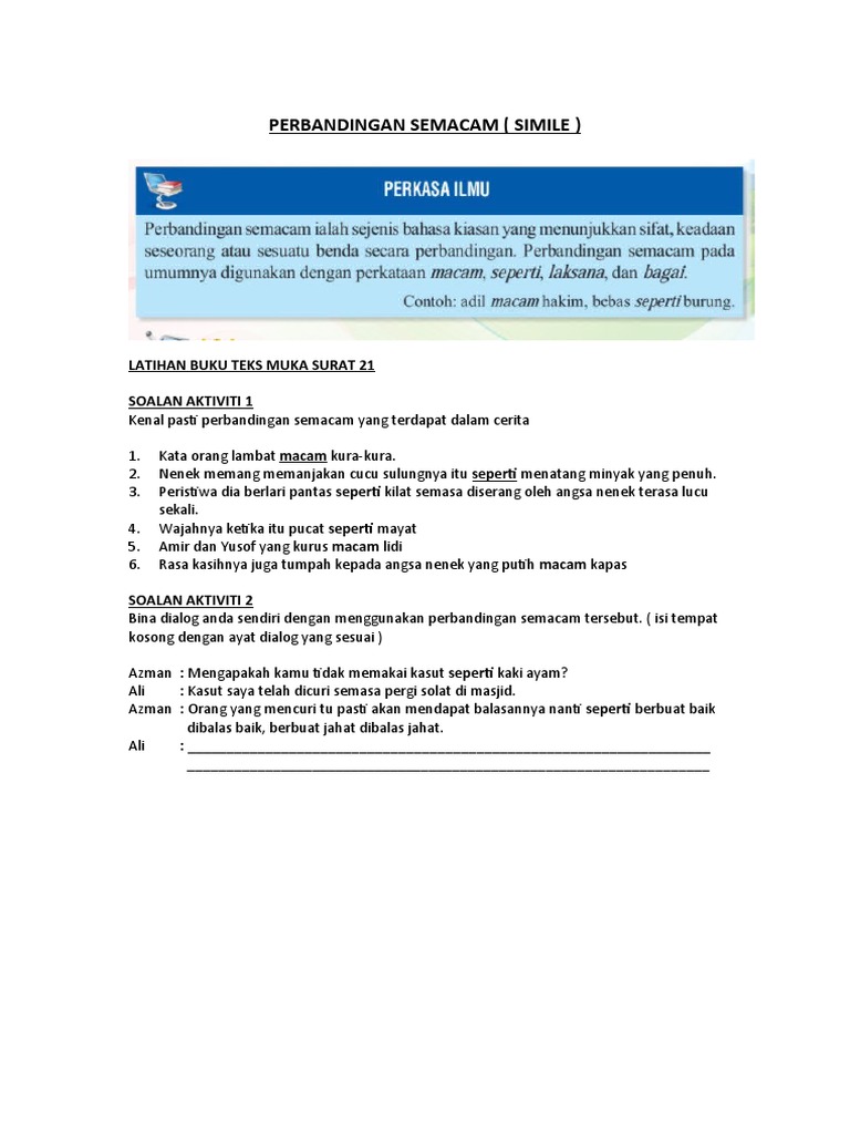 Perbandingan Semacam | PDF