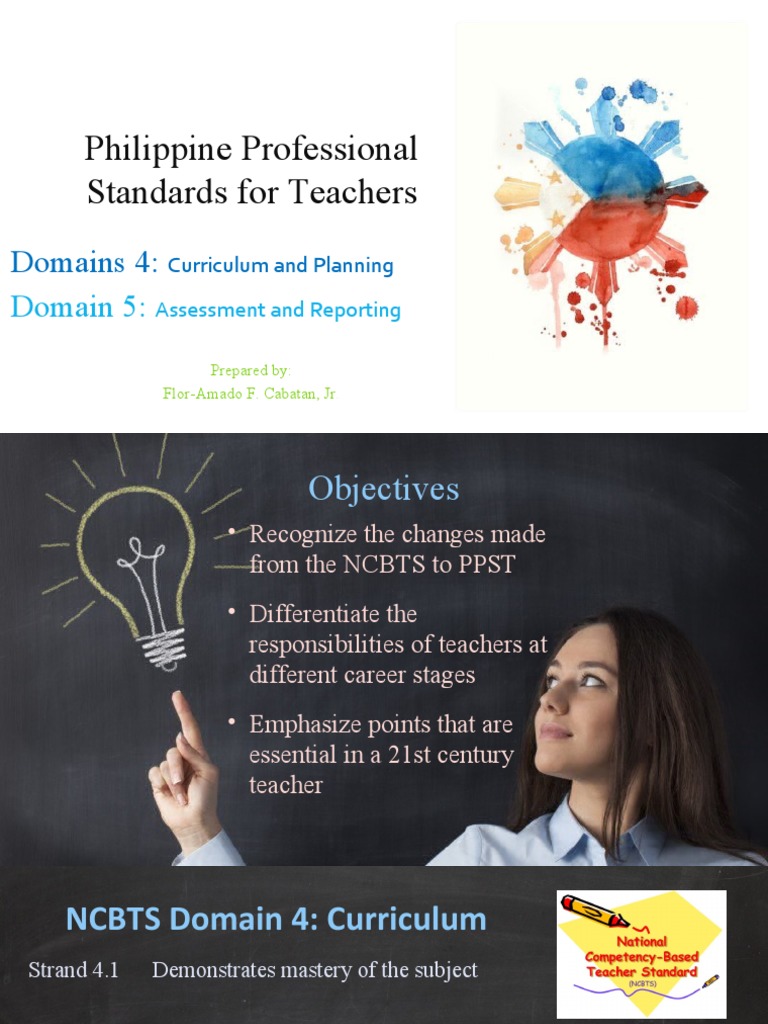 Philippine Professional Standards For Teachers | PDF | Competence ...