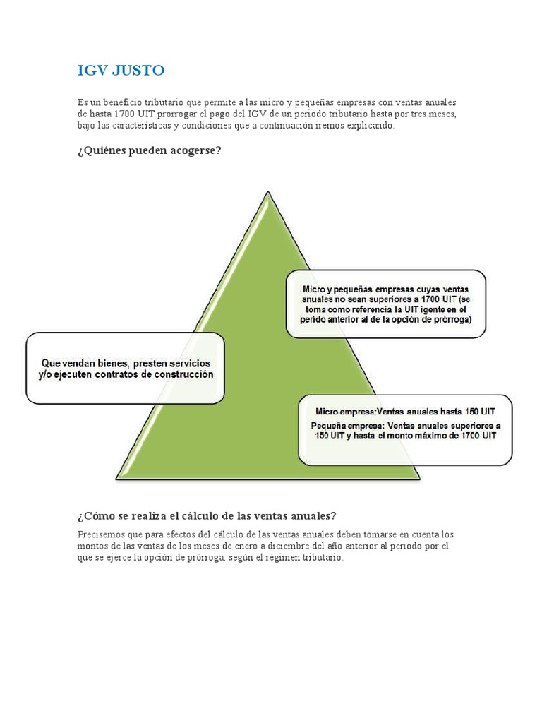 Igv Justo | PDF