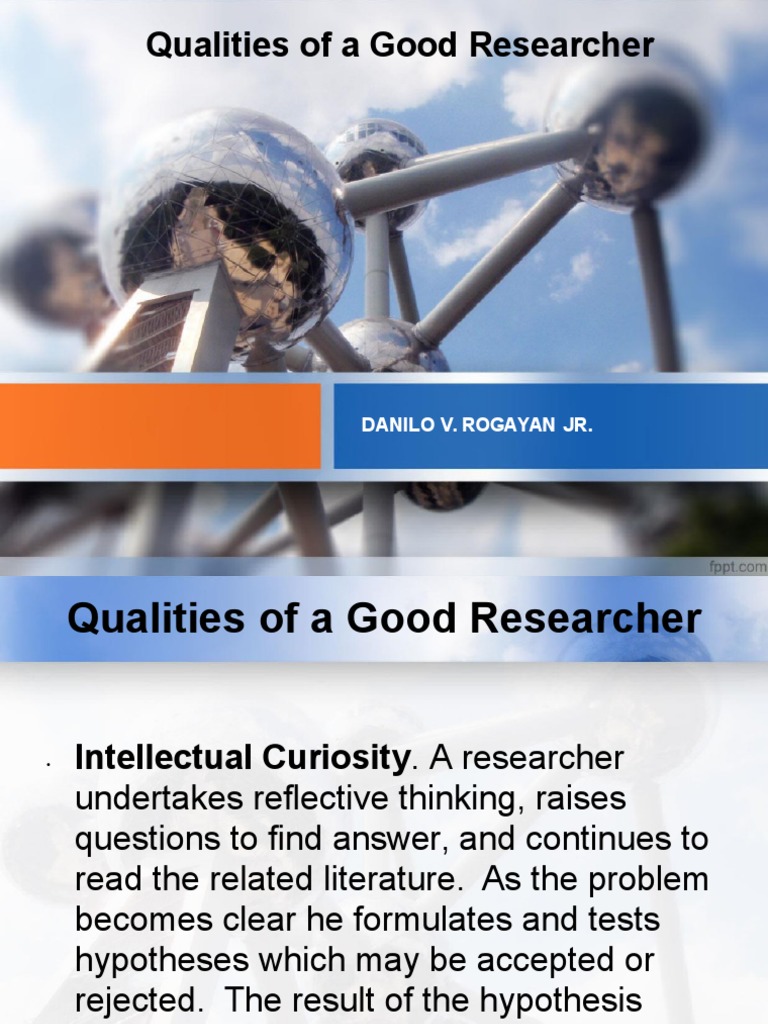 300 Qualities of A Good Researcher | PDF | Hypothesis | Epistemology