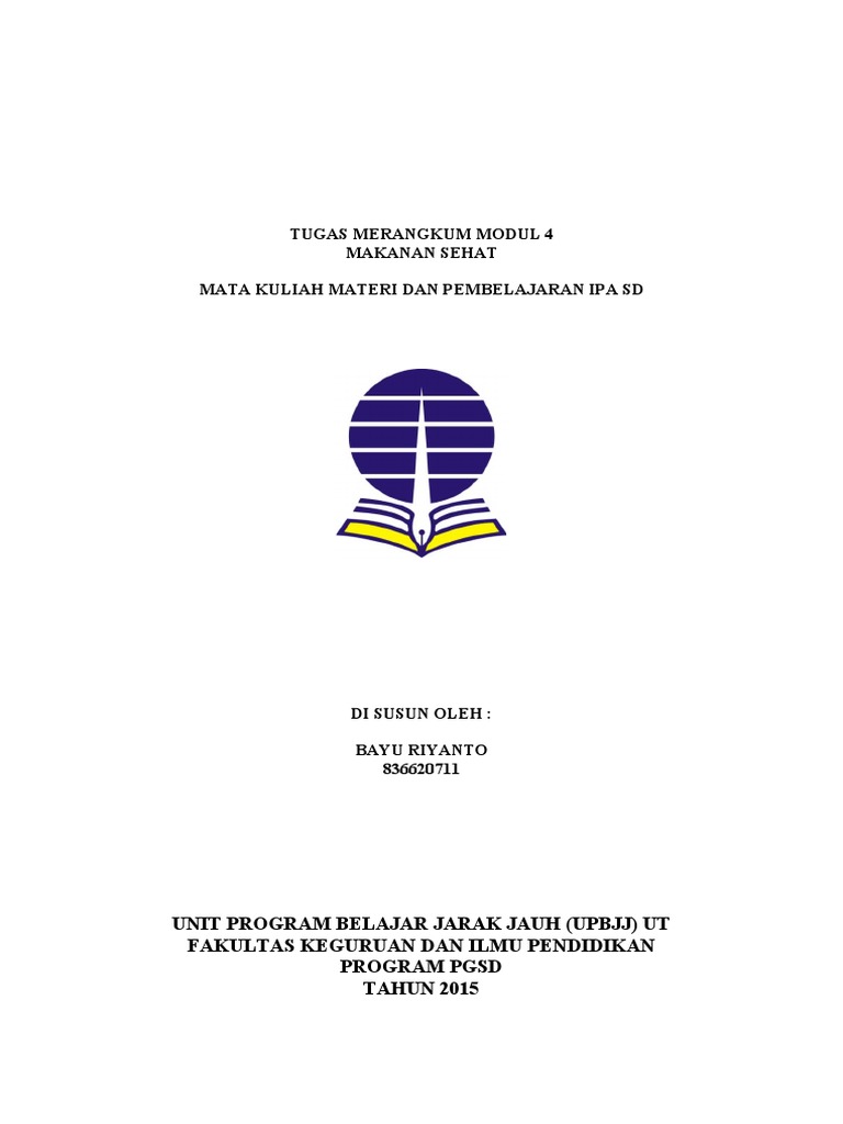 Rangkuman Modul 4 Pdgk4503 Bayu Riyanto 836620711 | PDF
