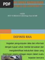 Contoh - RHA (Rapid Health Assesment) | PDF