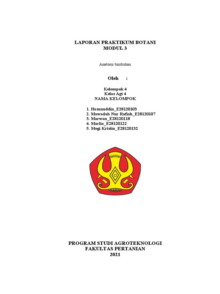 Laporan Praktikum Botani Modul 3 | PDF