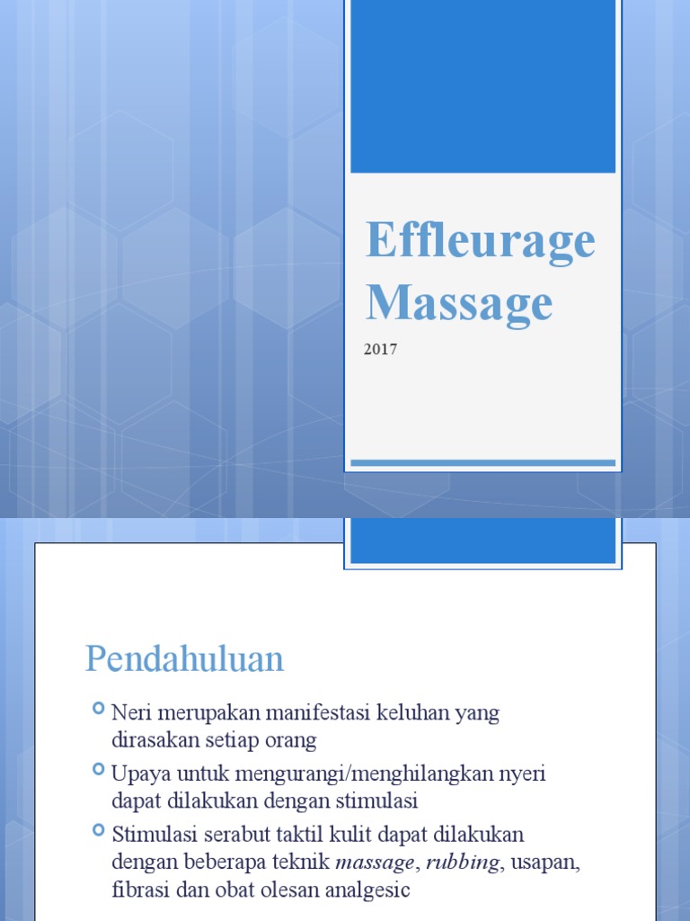 Effleurage Massage | PDF