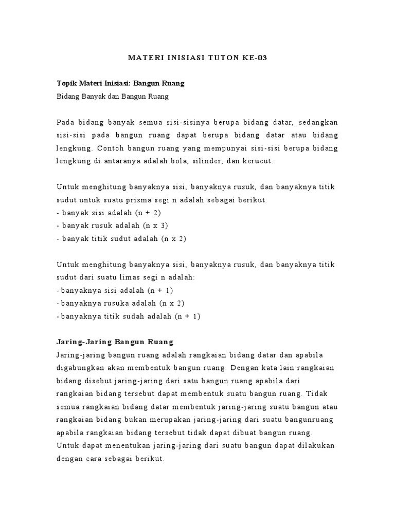 Materi Inisiasi 03 PDGK4206 Oke | PDF | Metode & Bahan Ajar | Seni