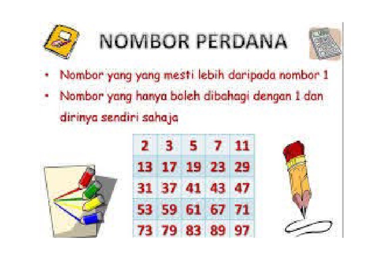 Nombor Perdana - JPG | PDF