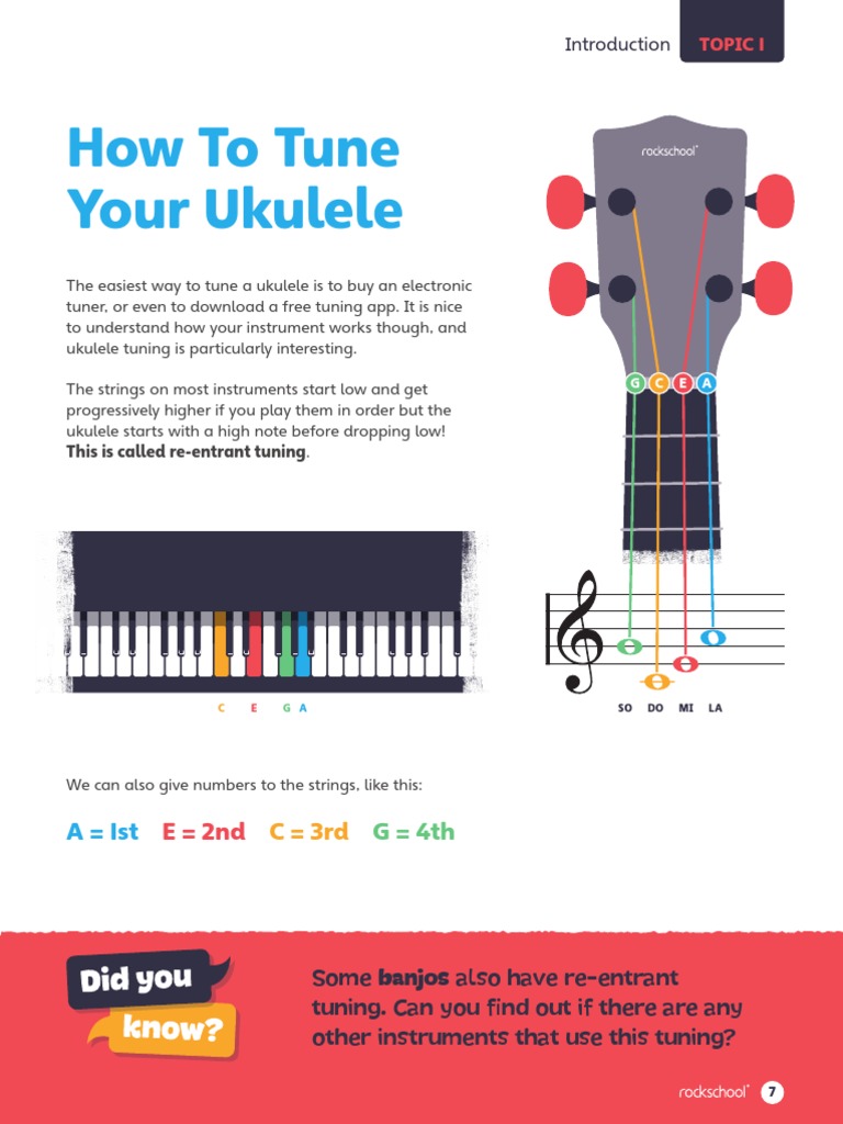 Ukulele Method Book One 2020 Sample | PDF | Musical Notation | String ...