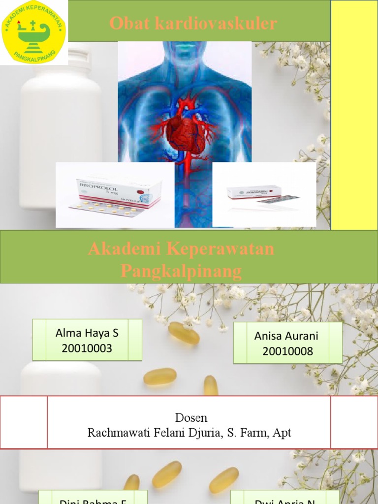 Kelompok 13 PPT Obat Kardiovaskuler | PDF