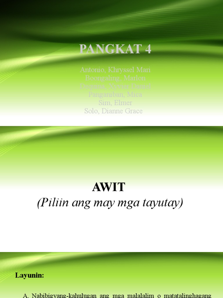 Pangkat 4 Pinal | PDF