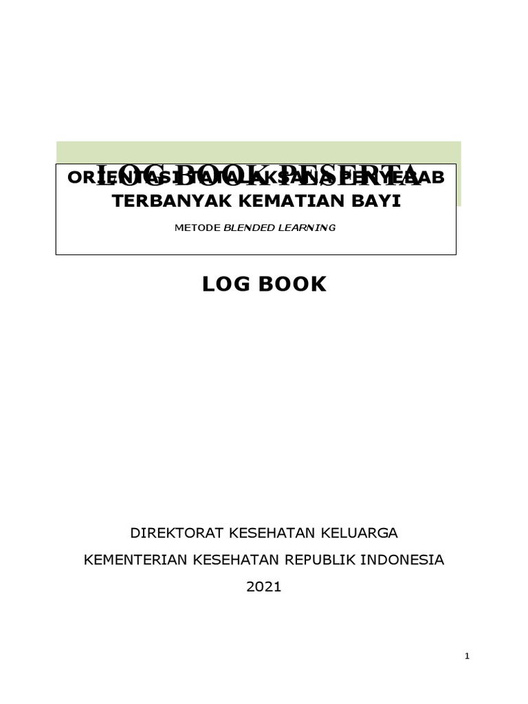 Cara Pengisian Logbook | PDF