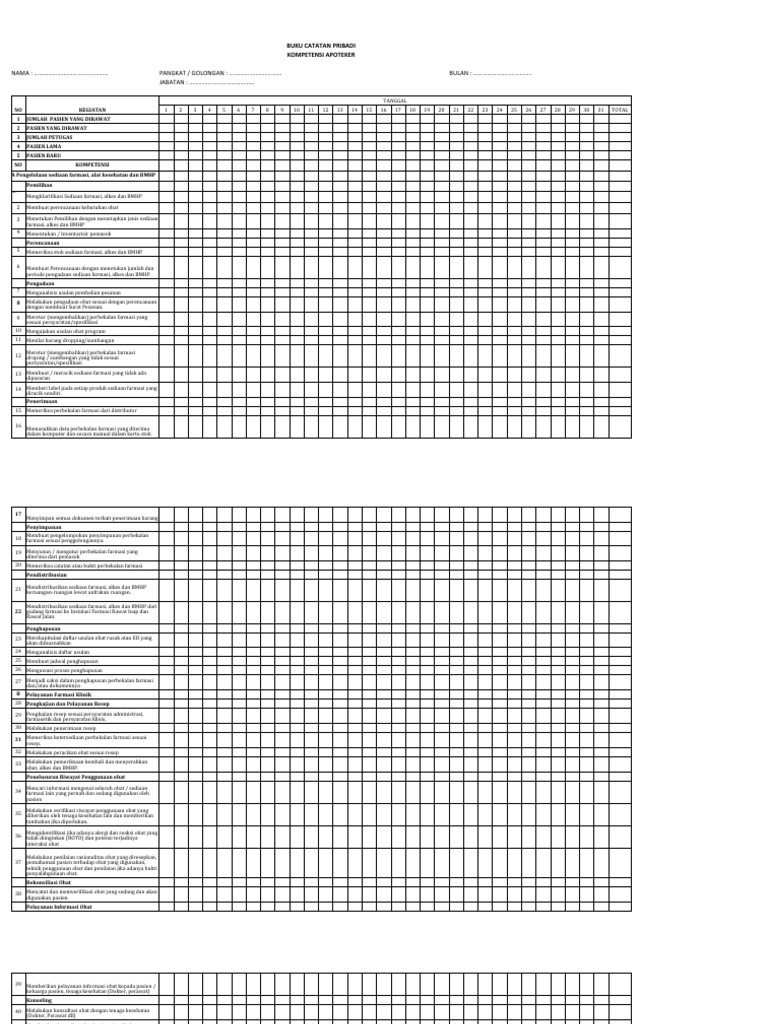 Log Book Apt | PDF