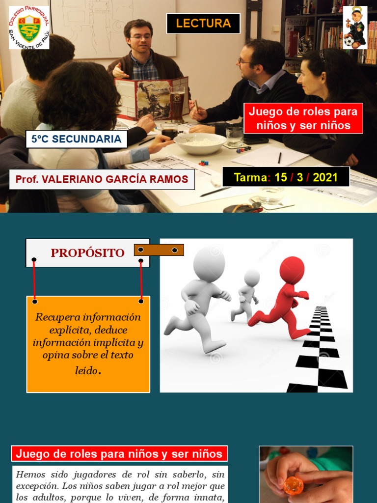 Juego de Roles para Niños y Ser Niños | PDF