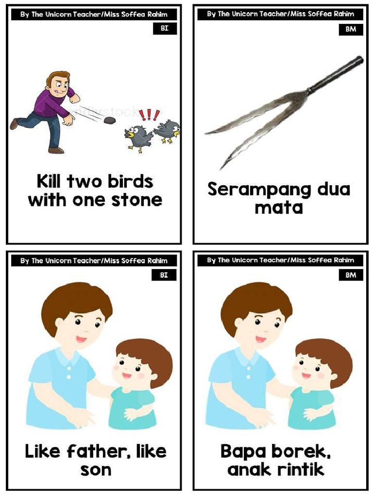 Idioms And Peribahasa Pdf