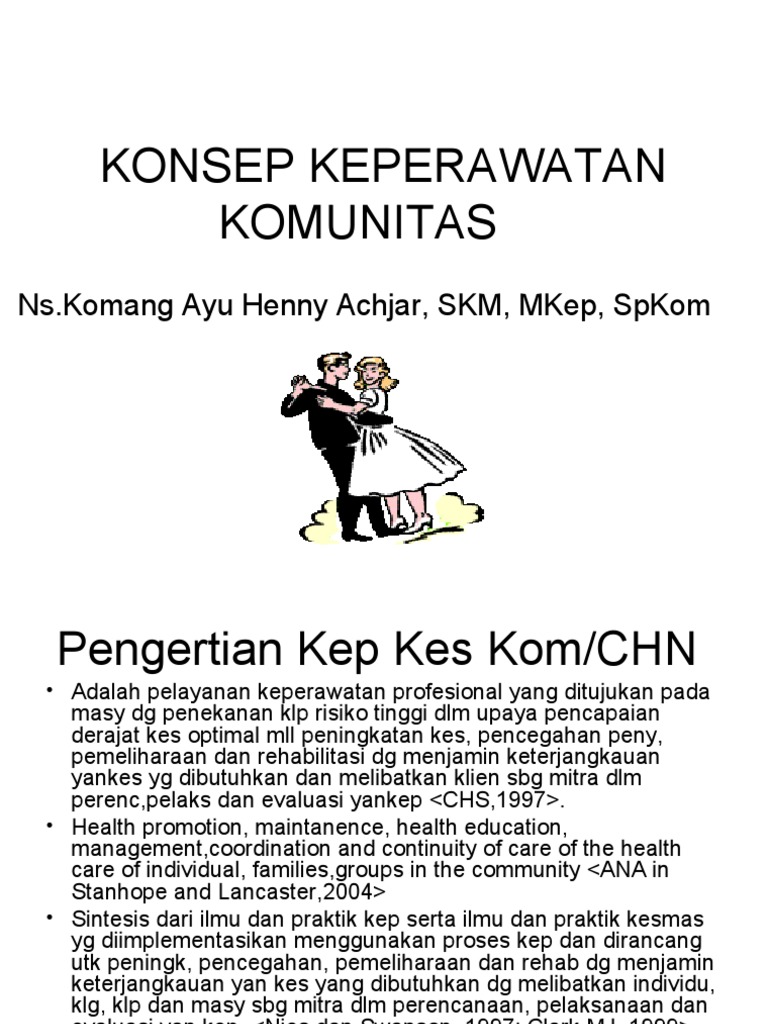 Konsep Keperawatan Komunitas | PDF | Karier & Perkembangan | Pengembangan Diri