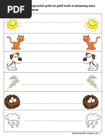 Letrang Ii Kindergarten Worksheets | PDF