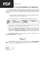 Affidavit of Undertaking - Transfer | PDF | Affidavit | Transportation ...