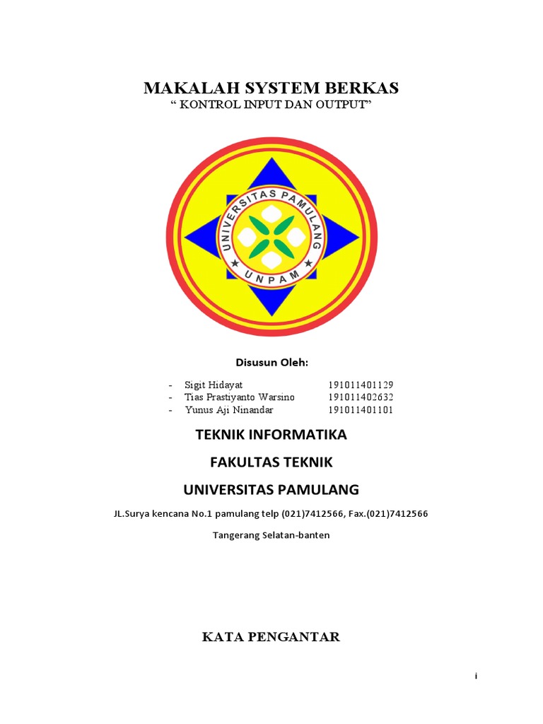 Kelompok 8 - Kontrol Input Dan Output | PDF