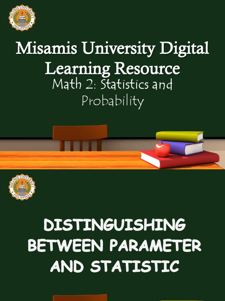 Distinguishing Between Parameter and Statistic | Download Free PDF | Statistic | Mean