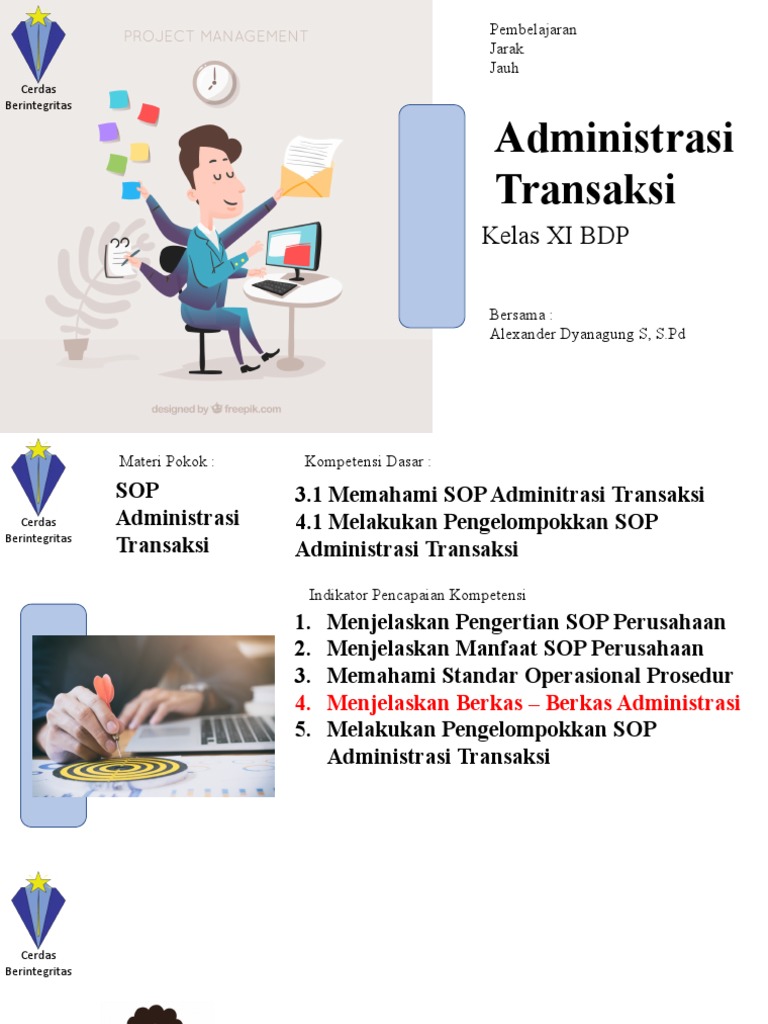 Materi 1 Memahami SOP Administrasi Transaksi-Part2 | PDF