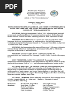 Barangay Certification-Interposing No Objection | PDF