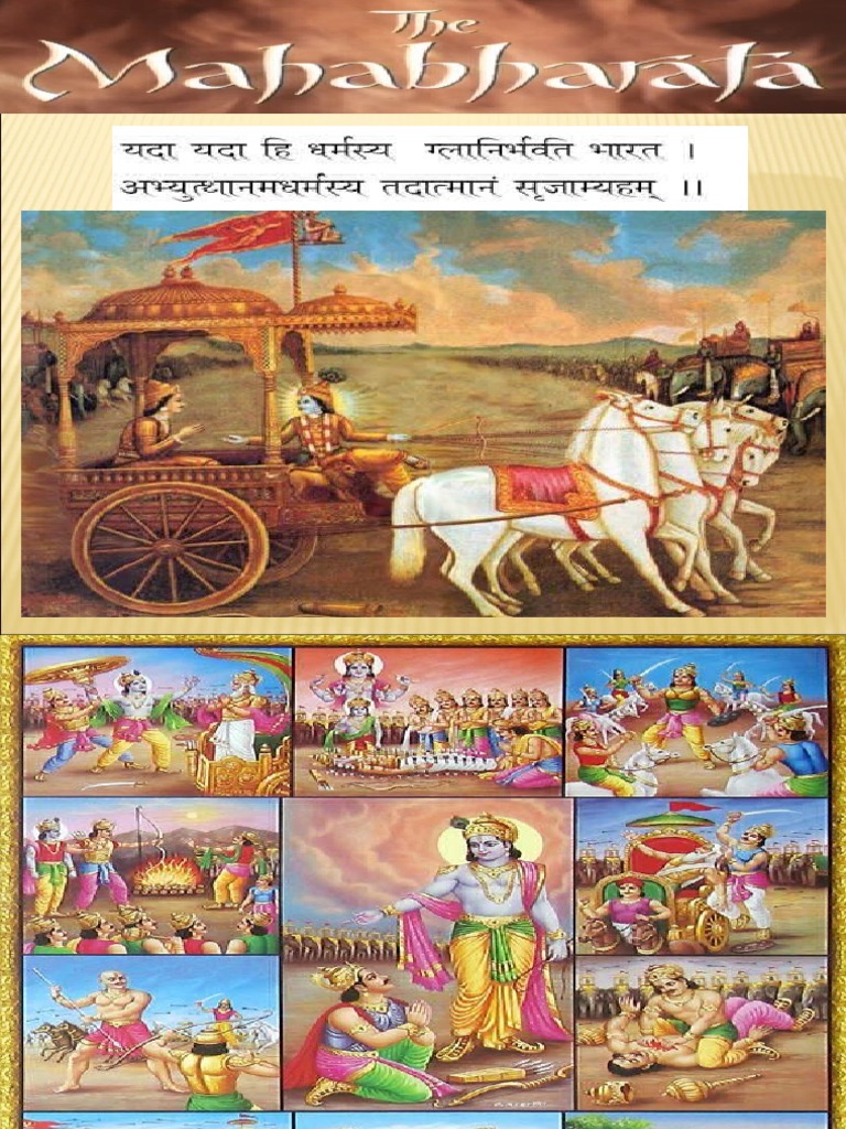 Presentation Mahabharata | PDF | Mahabharata | Vaishnava Texts