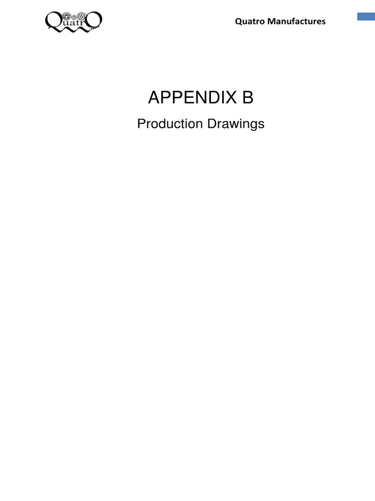 Appendix B: Production Drawings | PDF | Plastic | Building Engineering